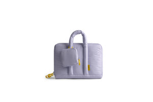 Periwinkle Puft Laptop Bag for Men/Women — DailyObjects