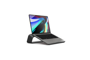 Arete Laptop Stand - (Black) | Phone & Laptop Stand — DailyObjects